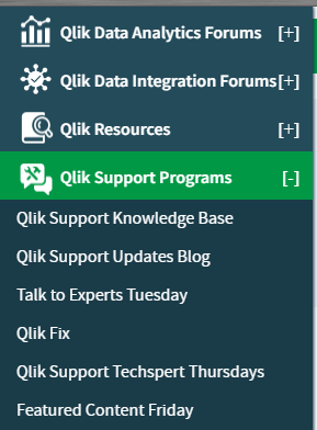 Qlik Support Programs within Qlik Community - Qlik Community - 1772056