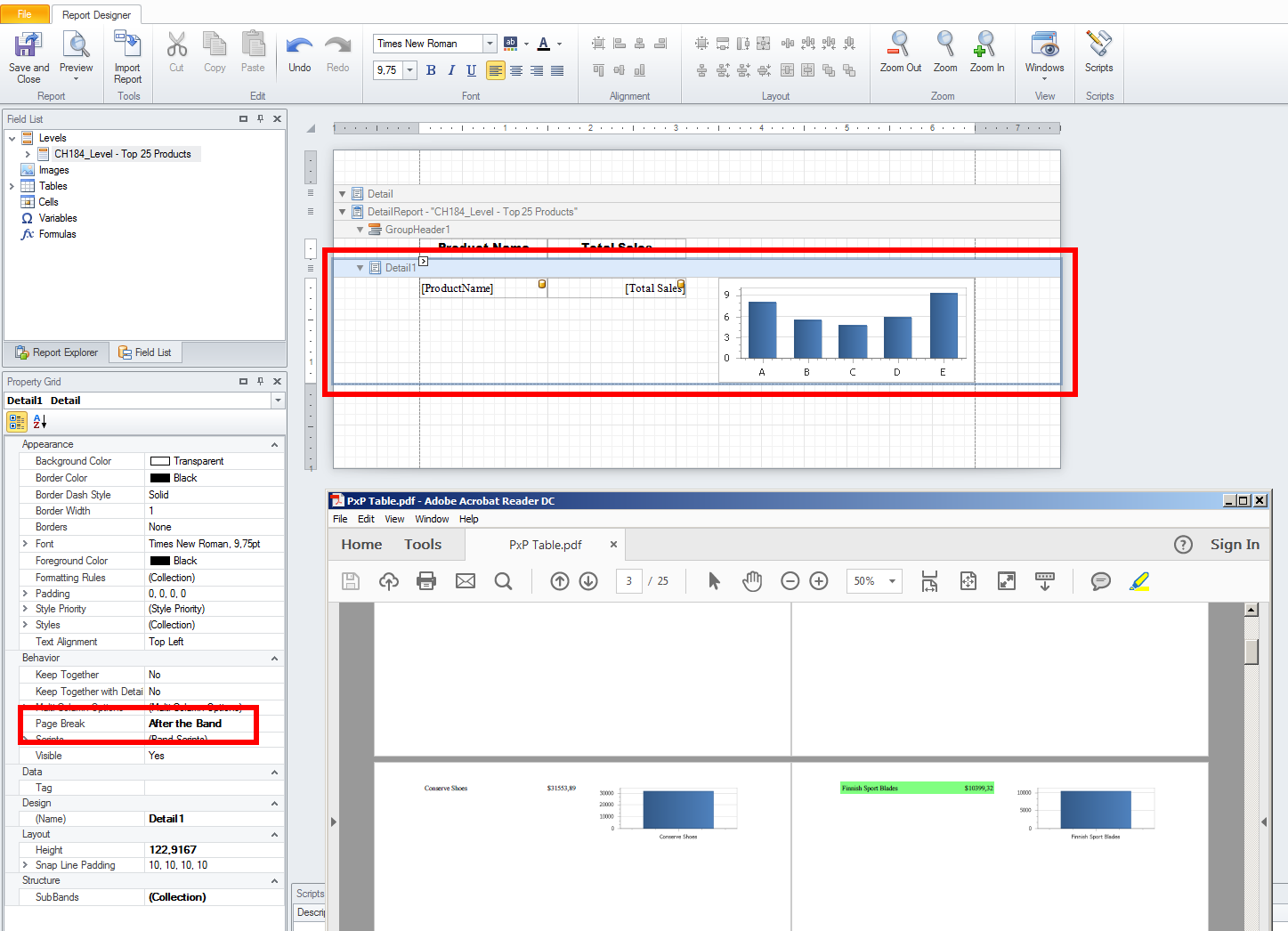 NPrinting Report banding - Qlik Community - 1788343