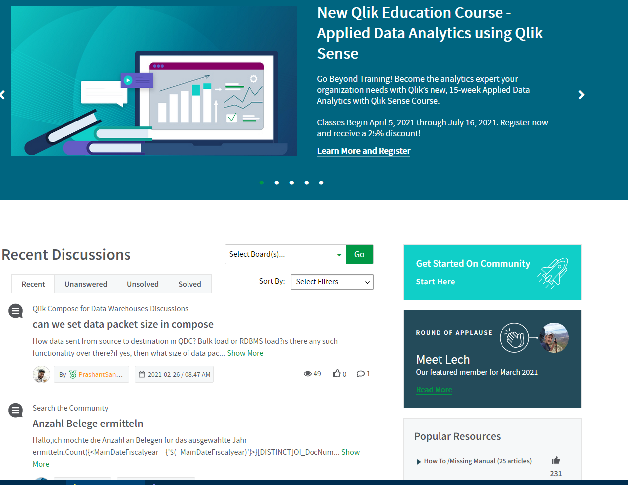 Community Redesign - Phase 3 - Qlik Community - 1779121