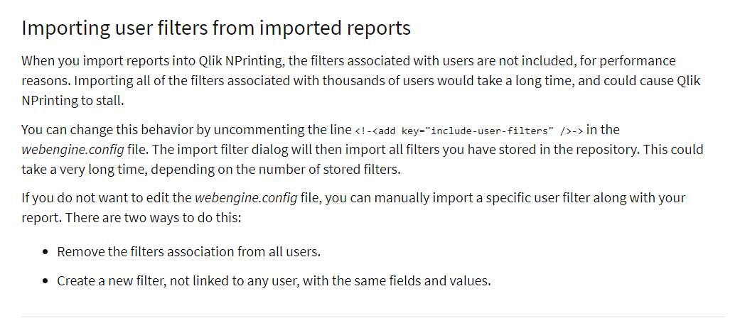 Solved: Importing NPrinting Filters - Qlik Community - 1791511