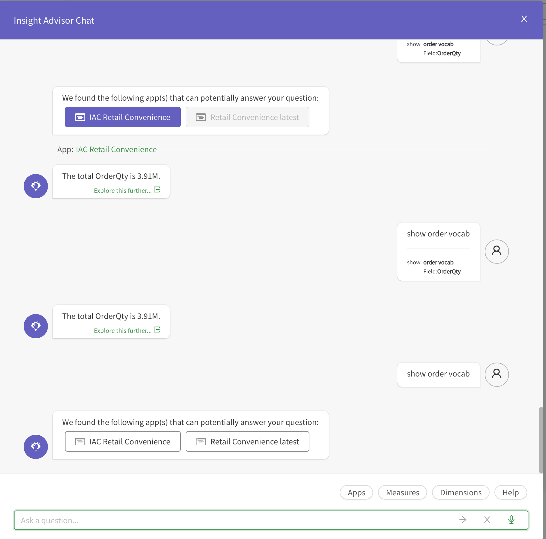 Switching of Apps issue in Insight Advisor Chat - ... - Qlik Community ...