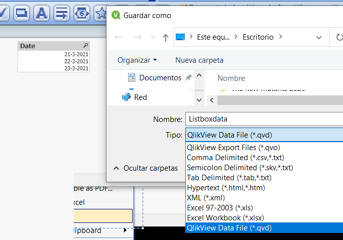 is it possible to create QVD by using listbox? - Qlik Community - 1793608