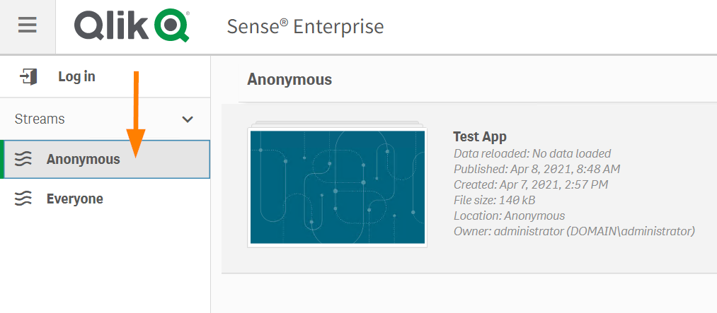 How to allow Anonymous Hub access in Qlik Sense En... - Qlik Community ...