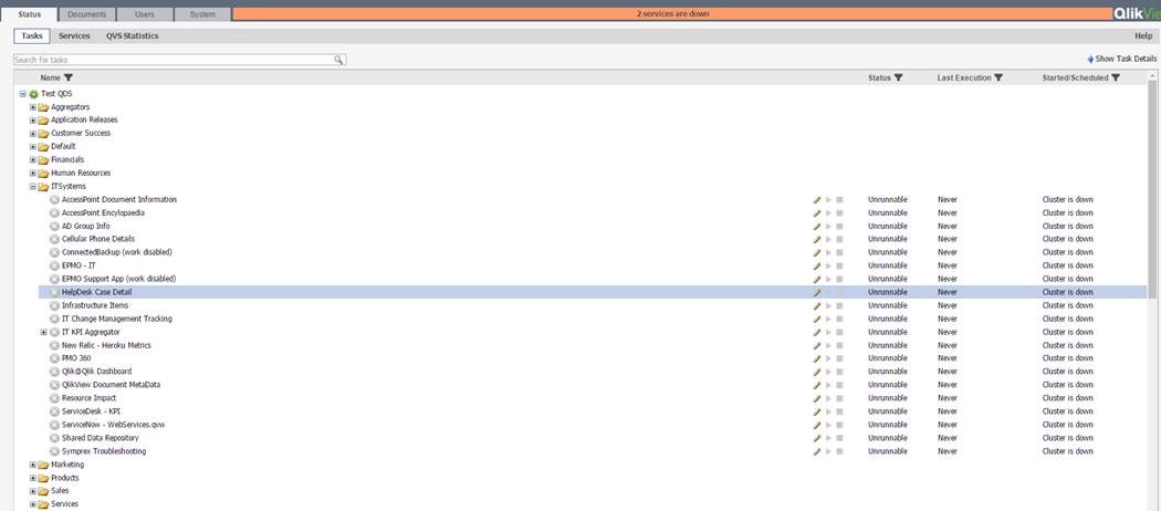 The QlikView Management Console displays Cluster i... - Qlik Community ...