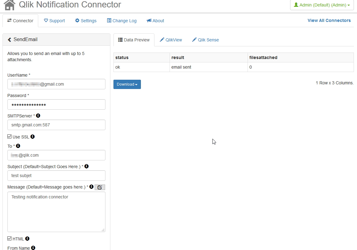 Qlik SMTP / Notification Connector: How to set it ... - Qlik Community ...