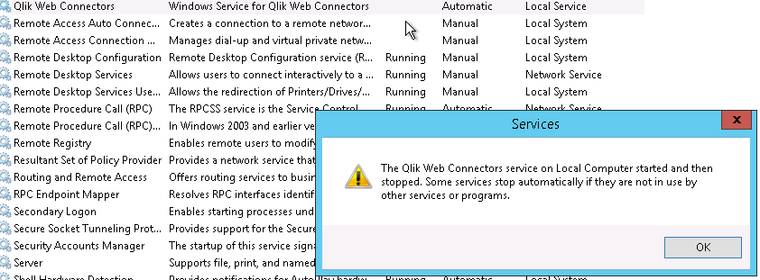 Configuring Qlik Web Connectors (as a service) for... - Qlik Community ...