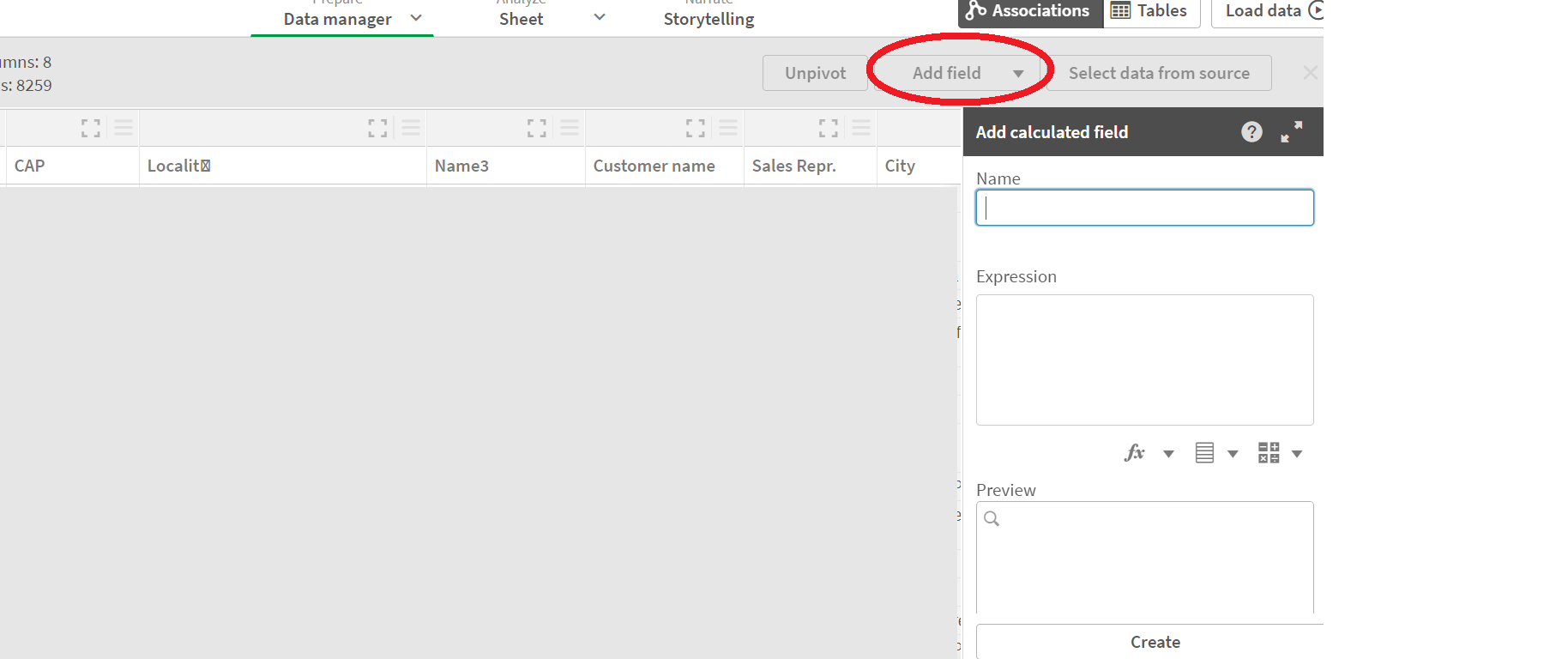 Lookup table in data manager calculated field - Qlik Community - 1815211