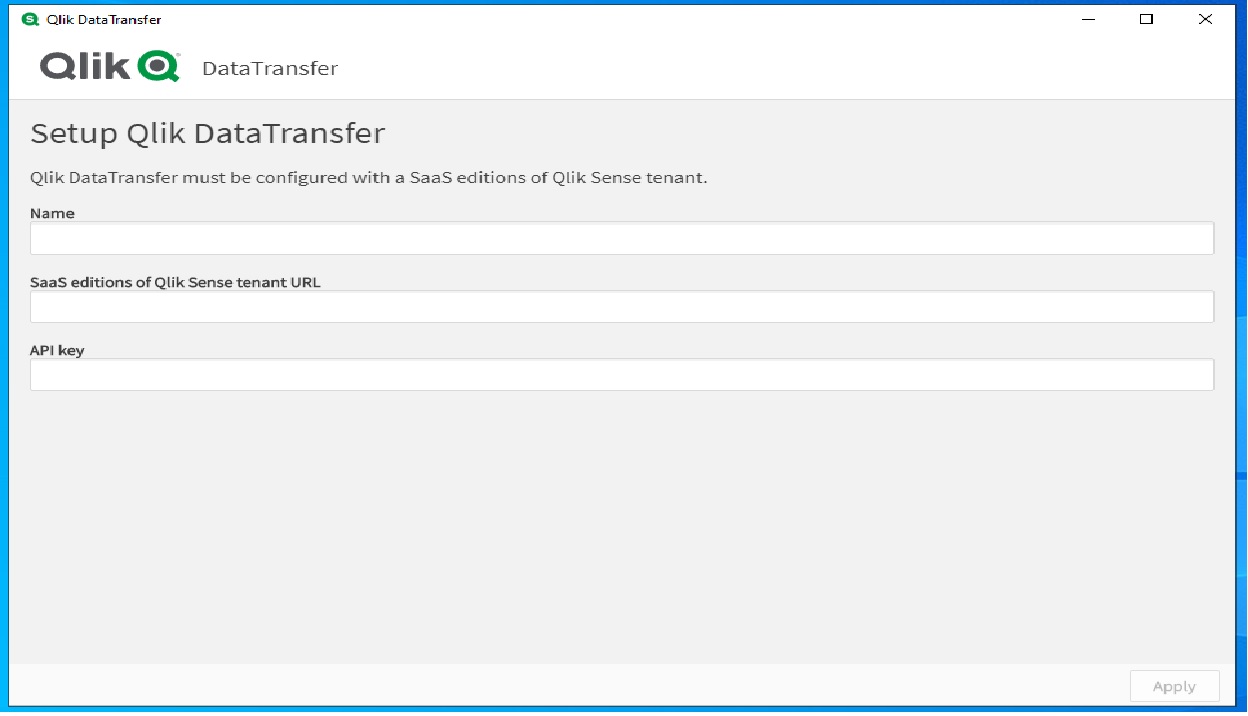 Blank screen displayed during Qlik DataTransfer in... - Qlik Community - 1816032