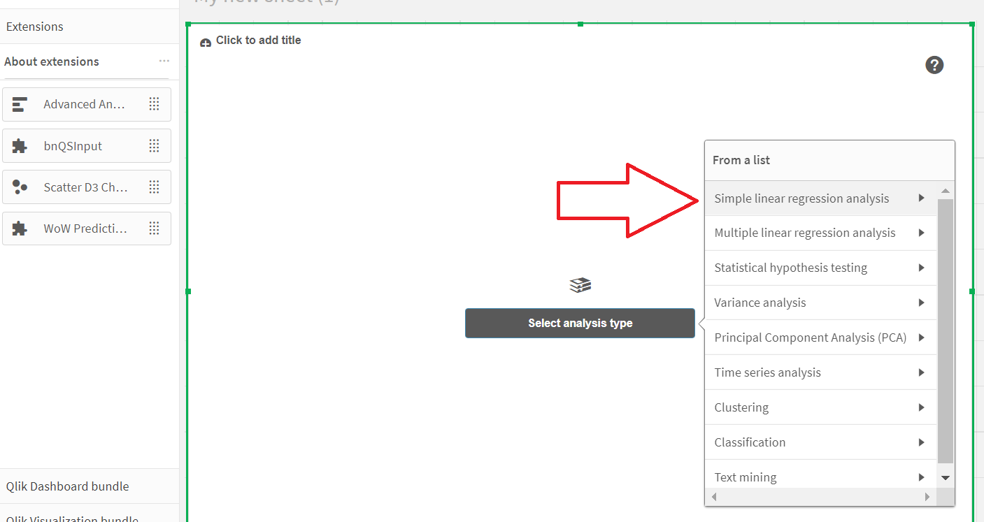 How to Design Simple Linear Regression in Qlik Sen... - Qlik Community ...