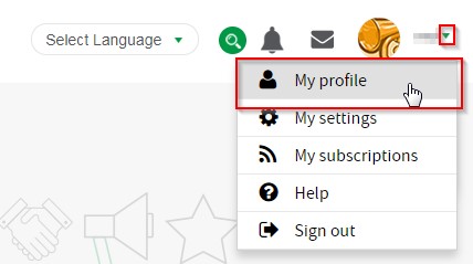 View and update your Profile - Qlik Community - 1505534
