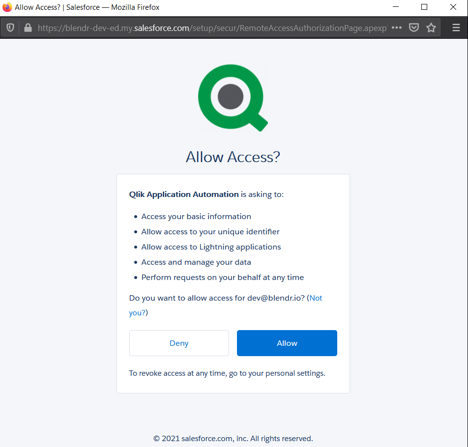 Salesforce - Authentication and Scope overview - Qlik Community - 1833974