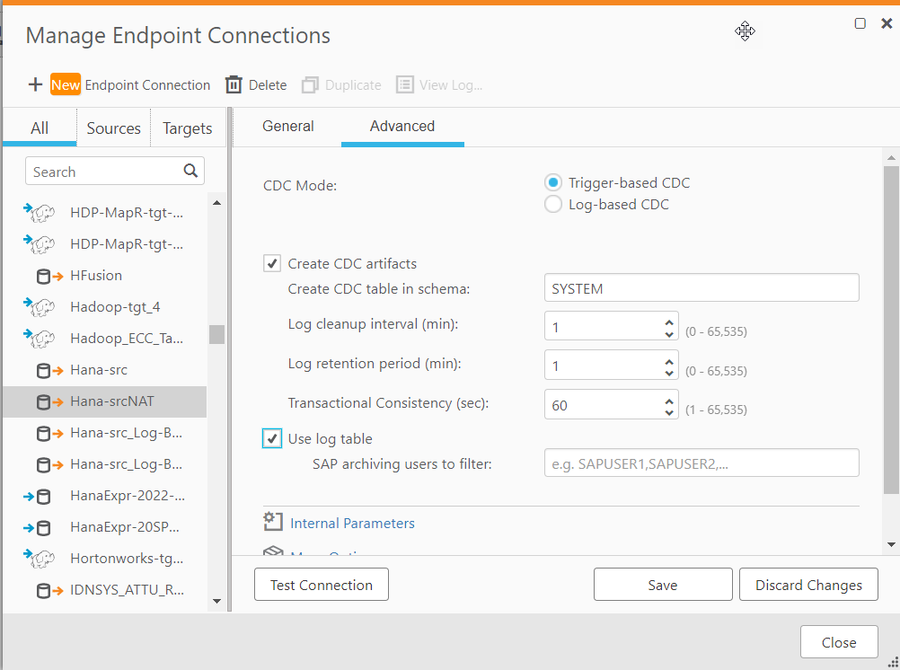 How to RESUME Hana trigger-based CDC task - Qlik Community - 1835839