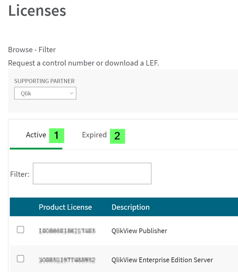 How to view Active & Expired Licenses in Support P... - Qlik Community ...