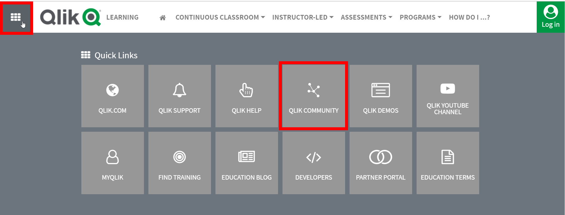 Solved: Link to Qlik Learning - Qlik Community - 1857752