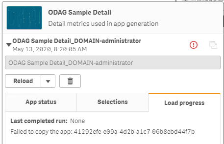On-Demand App Generation (ODAG) Error: "Failed to ... - Qlik Community ...