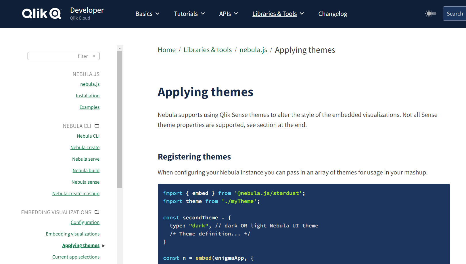 Using Qlik Sense Themes with nebula.js - Qlik Community - 1869266