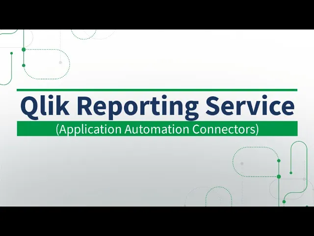 Qlik Reporting Service, a new approach to report d... - Qlik Community ...