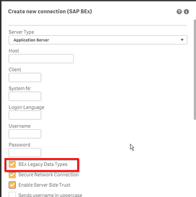 SAP Bex Connector: Error cannot convert CHAR1 into... - Qlik Community ...