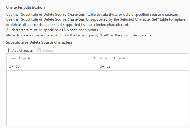 Example of using Character Substitution in Replica... - Qlik Community ...