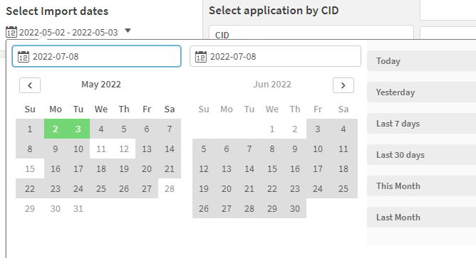 How to select date range from the basic table and ... - Qlik Community ...