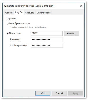 How to change the user running the Qlik Data Trans... - Qlik Community ...