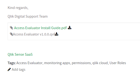 Access Evaluator - Monitoring App for Qlik Cloud - Qlik Community - 1954291