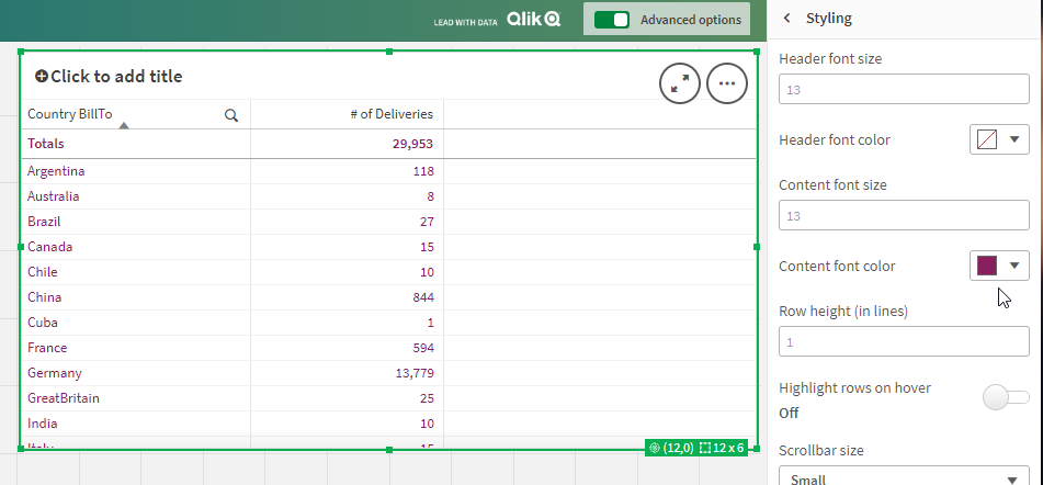 Table coloring - Qlik Community - 2001924