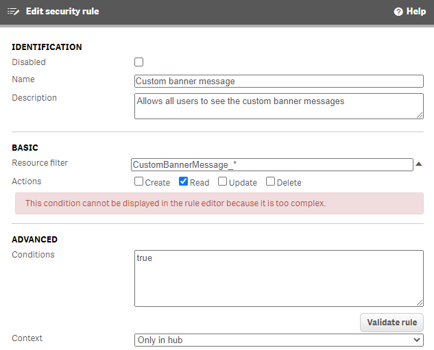 Custom banners on Qlik Sense Hub - Qlik Community - 1830820