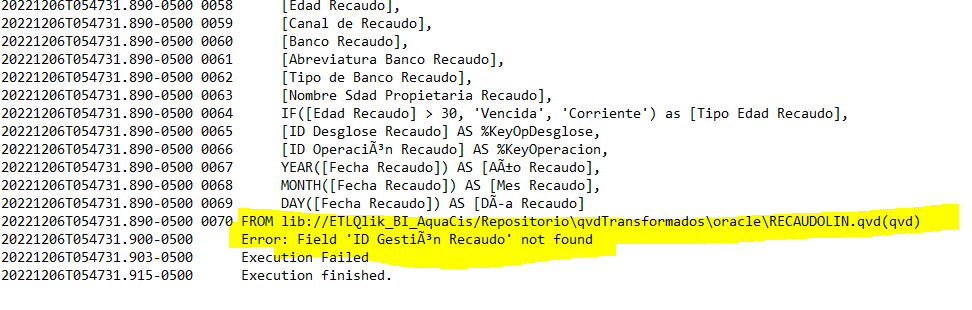 ERROR RECARGA DE MODELO - Qlik Community - 2013257
