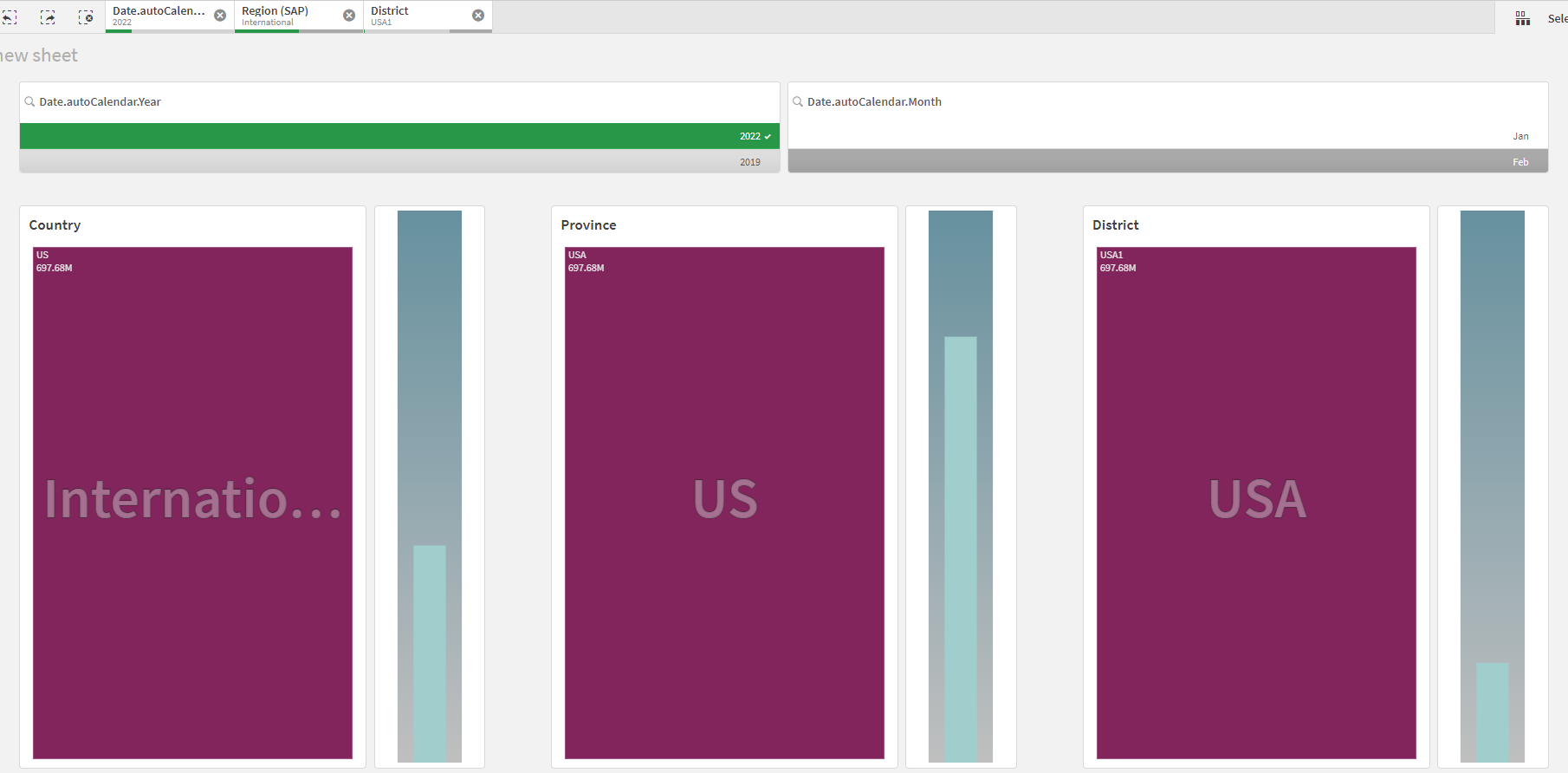 Solved: Bullet Chart as Percentage Bars for Drill-down Tre... - Qlik ...